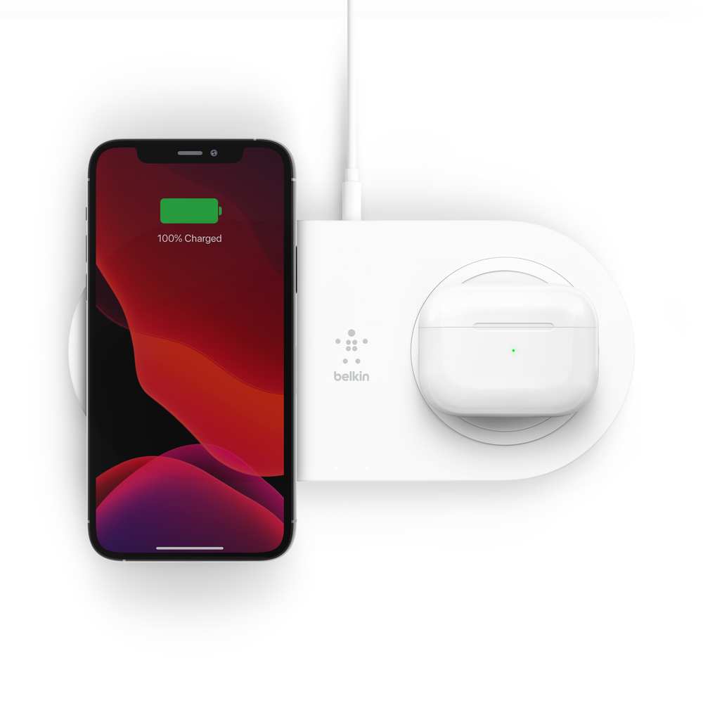 15W Dual Wireless Charging Pads, Fast Charger | Belkin | Belkin TH