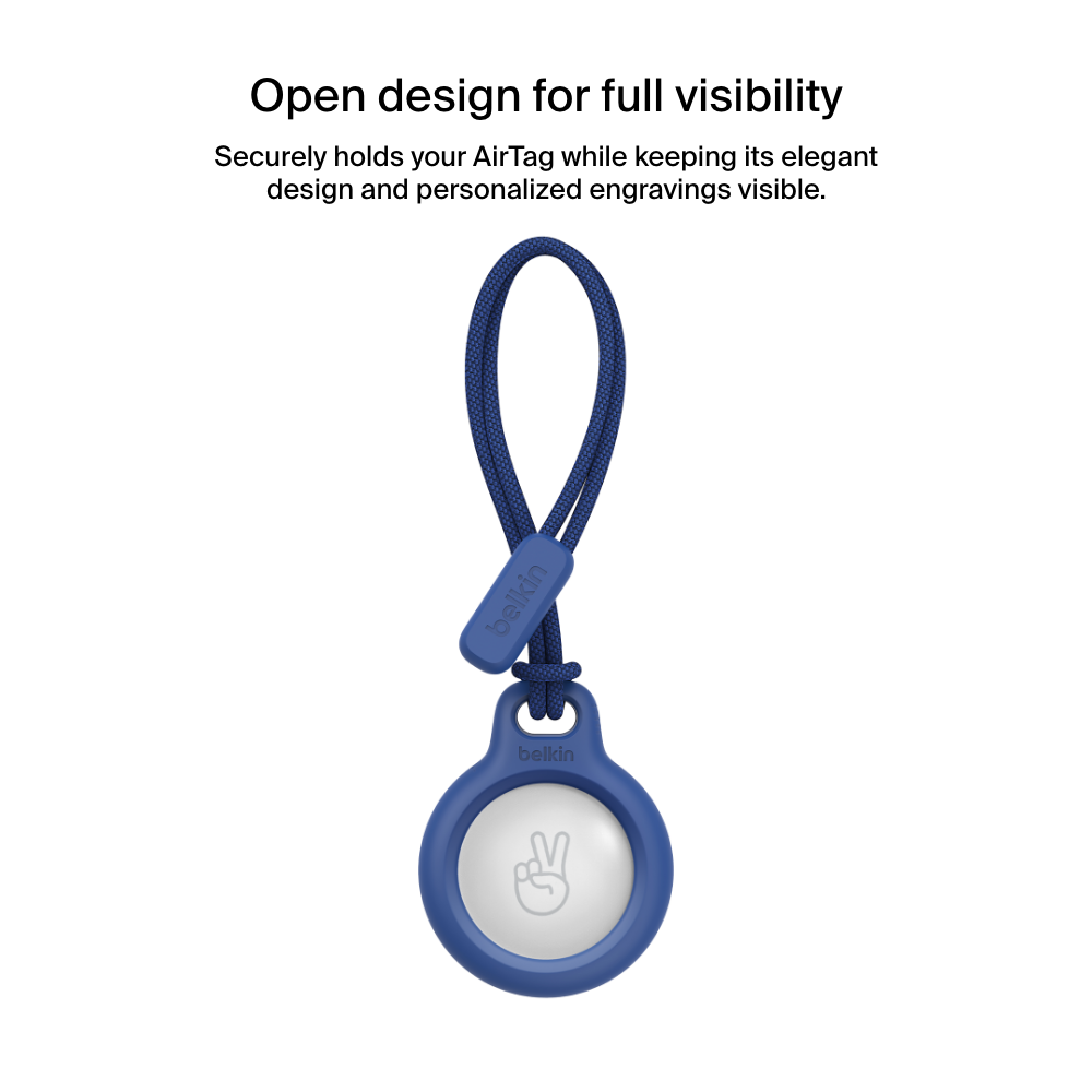 Secure AirTag Holder with Strap, AirTag Luggage Tag | Belkin US