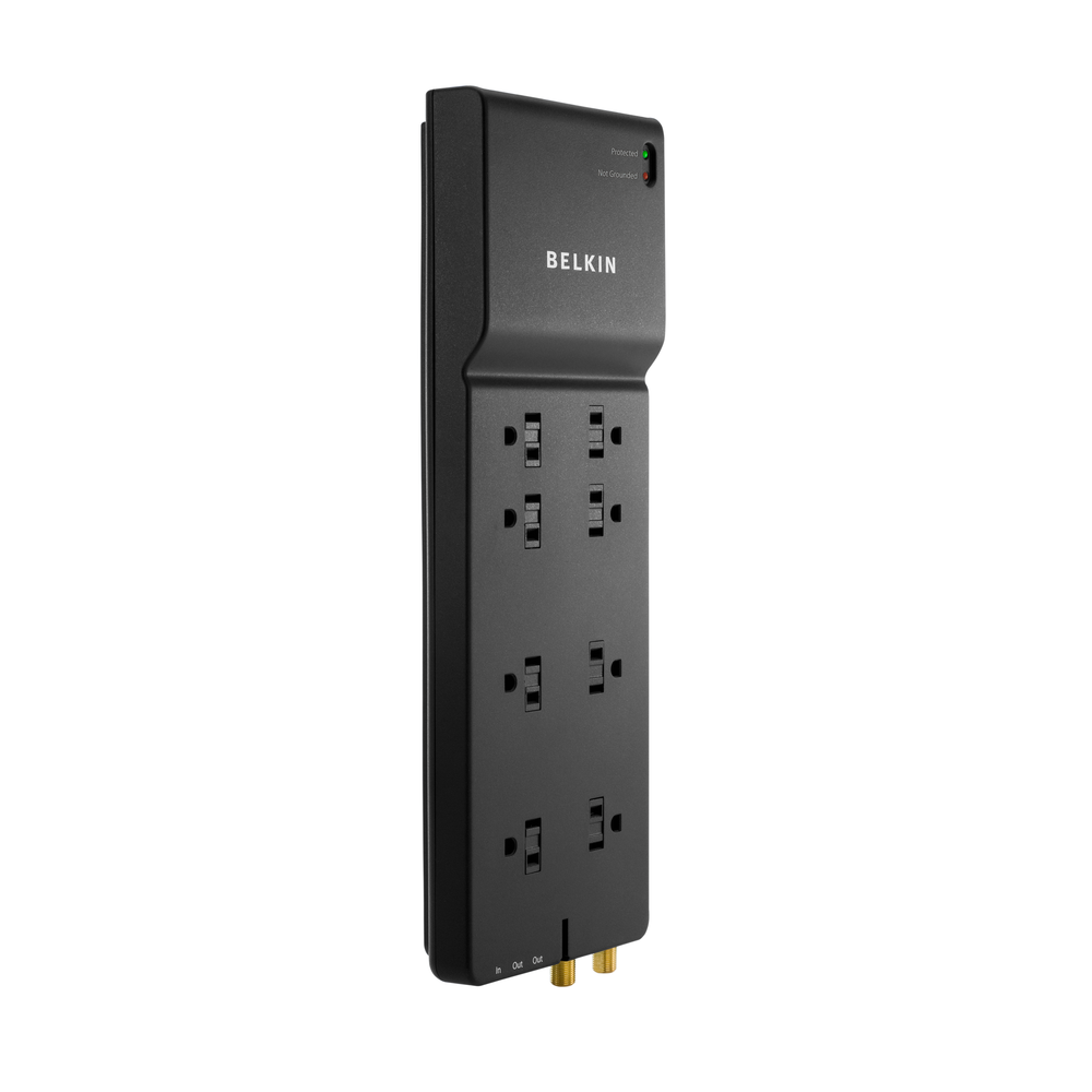 8-Outlet Surge Protector with Coaxial Protection | Belkin | Belkin US