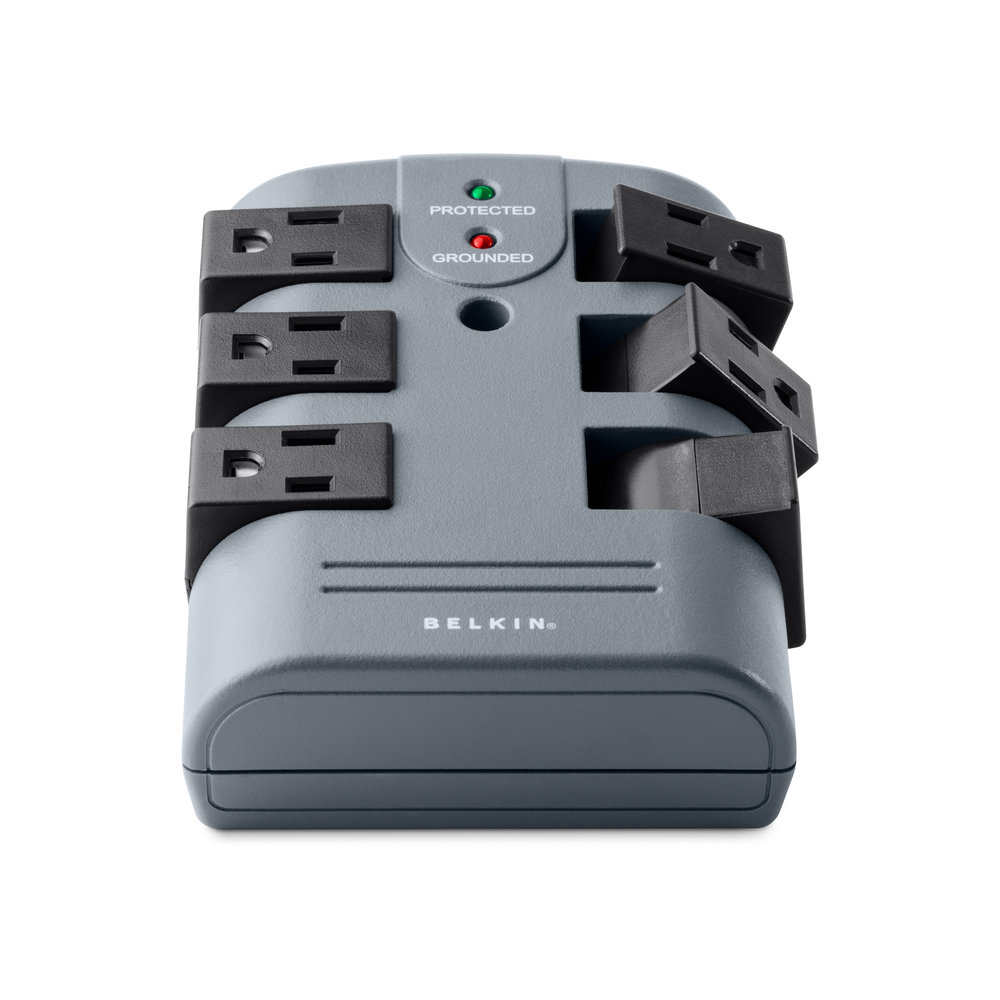 Belkin 6-Outlet Pivot-Plug Surge Protector | Belkin US