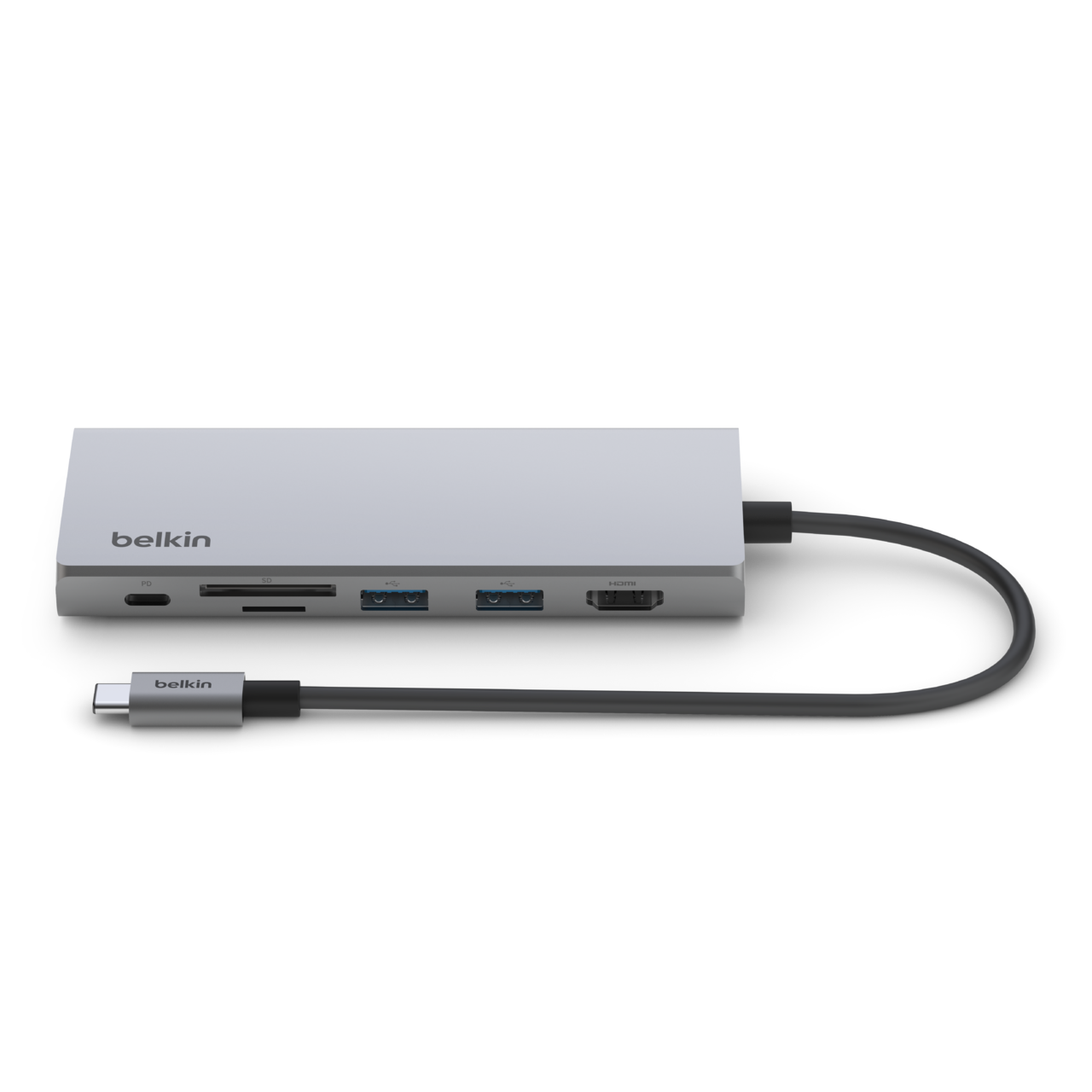 7 合 1 多端口 USB-C® 适配器 | Belkin CN